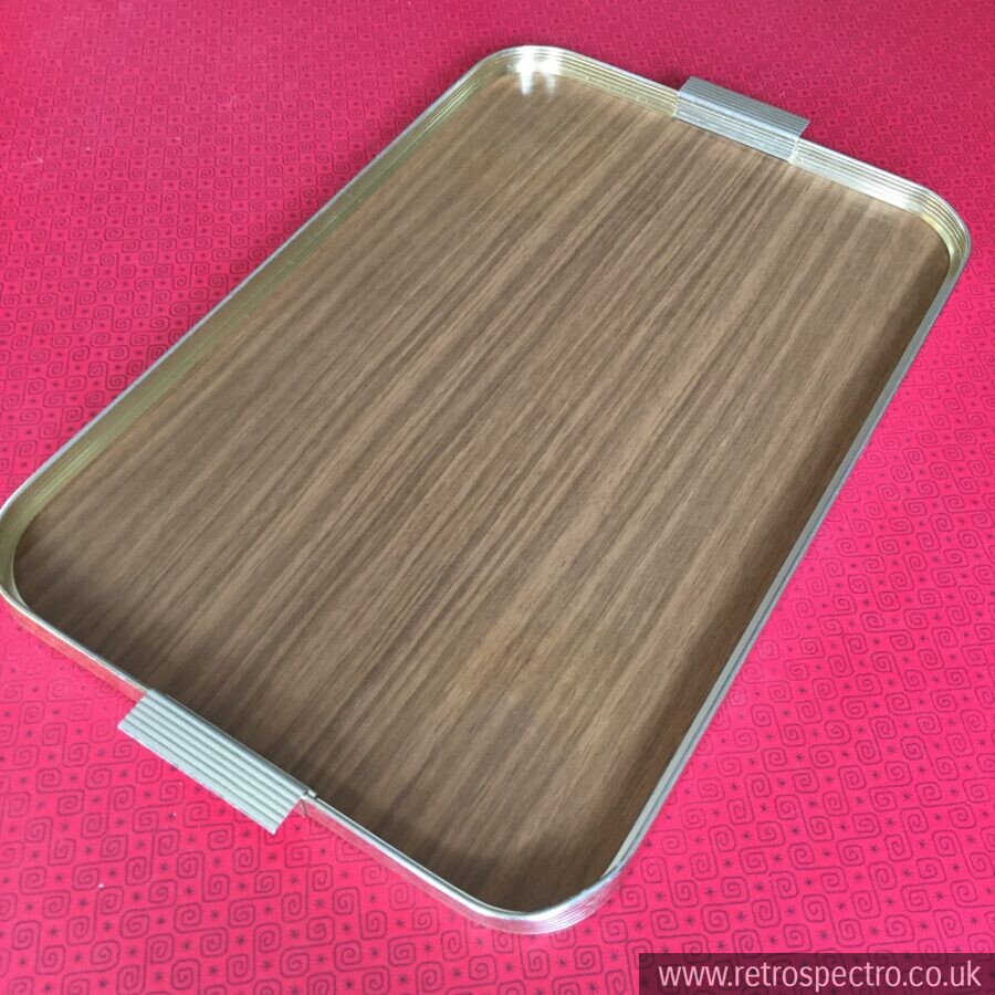 Anodised Aluminium Tray With Melamine Base - RetroSpectro