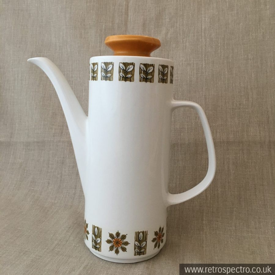 J&G Meakin Studio Coffee Pot - RetroSpectro
