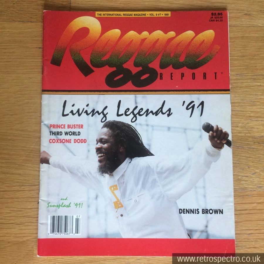 Reggae Report Magazine Vol 9 No 7 - RetroSpectro