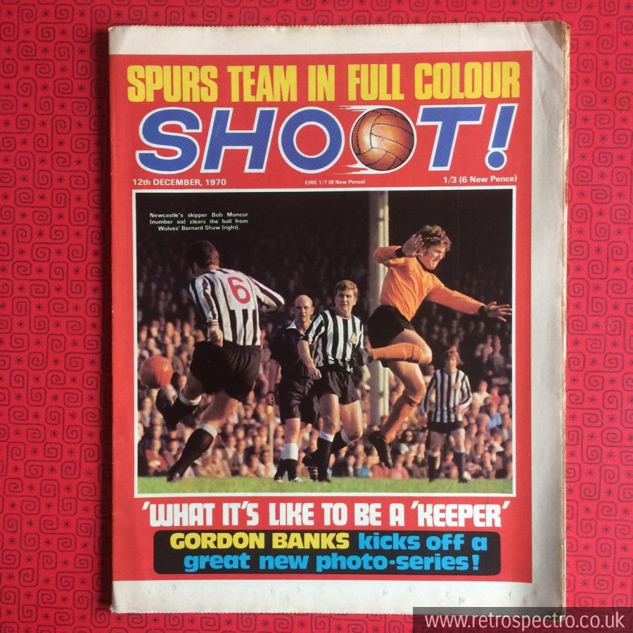 Shoot Football Magazine - 12 December 1970 - RetroSpectro