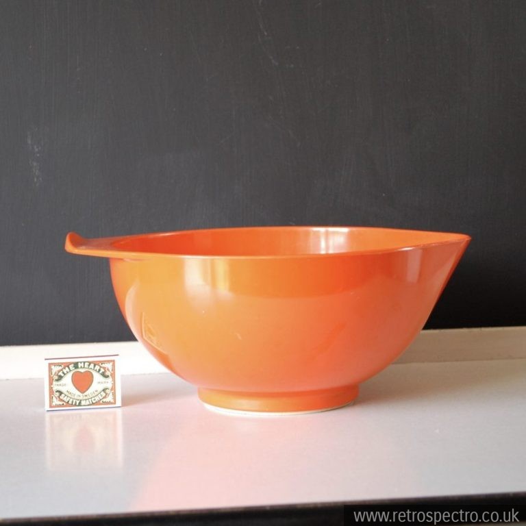 Orange Mixing Bowl by Addis - RetroSpectro