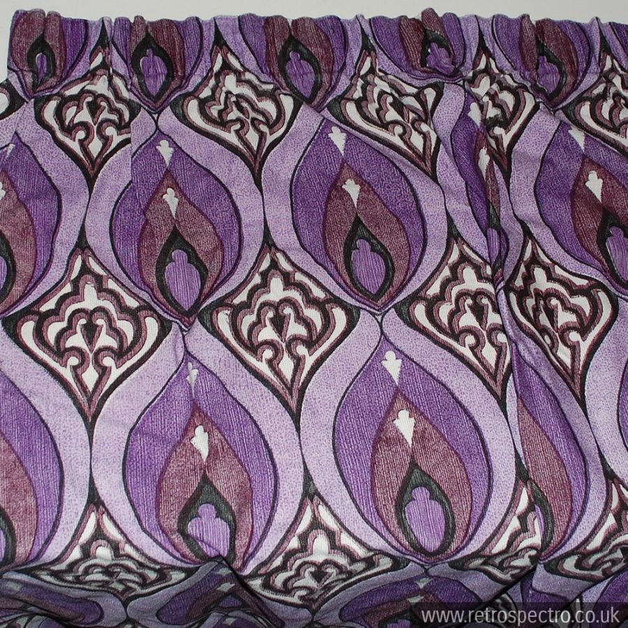 Fabulous Purple Curtains - RetroSpectro