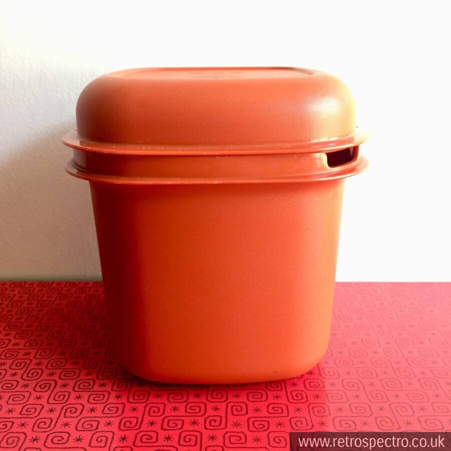 Orange Tupperware Ice Bucket - RetroSpectro