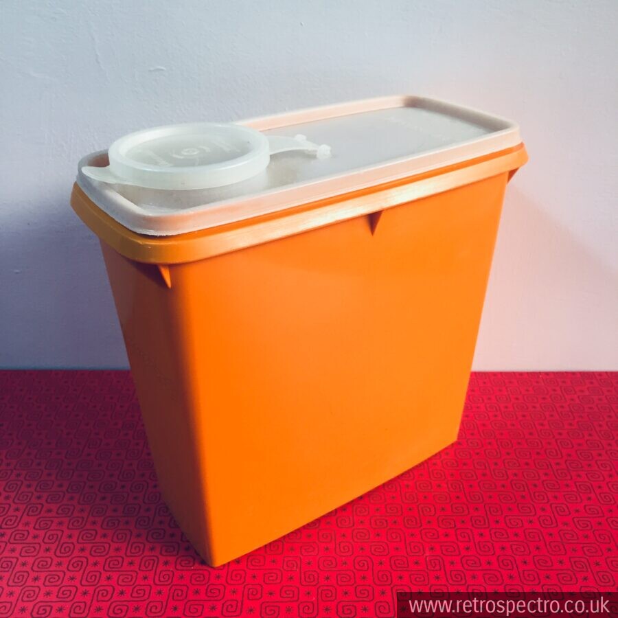 Orange Tupperware Container - RetroSpectro