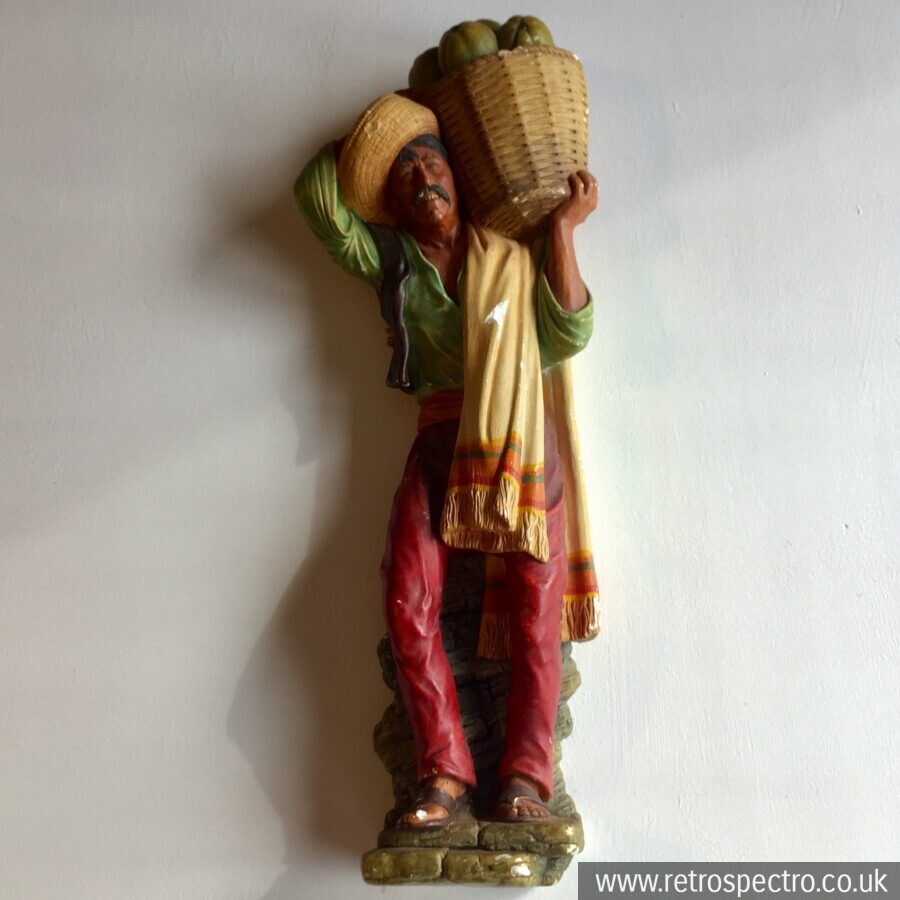 Bossons Handpainted Wall Figure - RetroSpectro