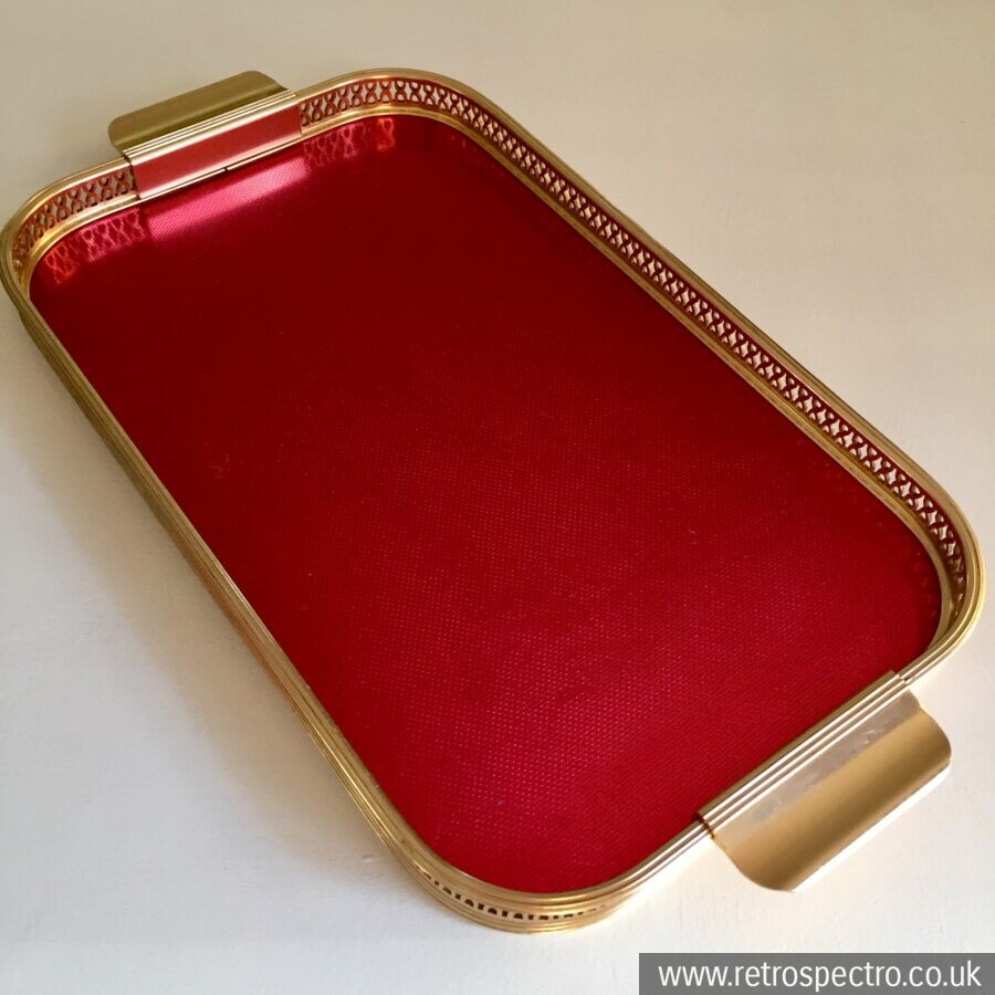 Anodised Tray With Red Top - RetroSpectro
