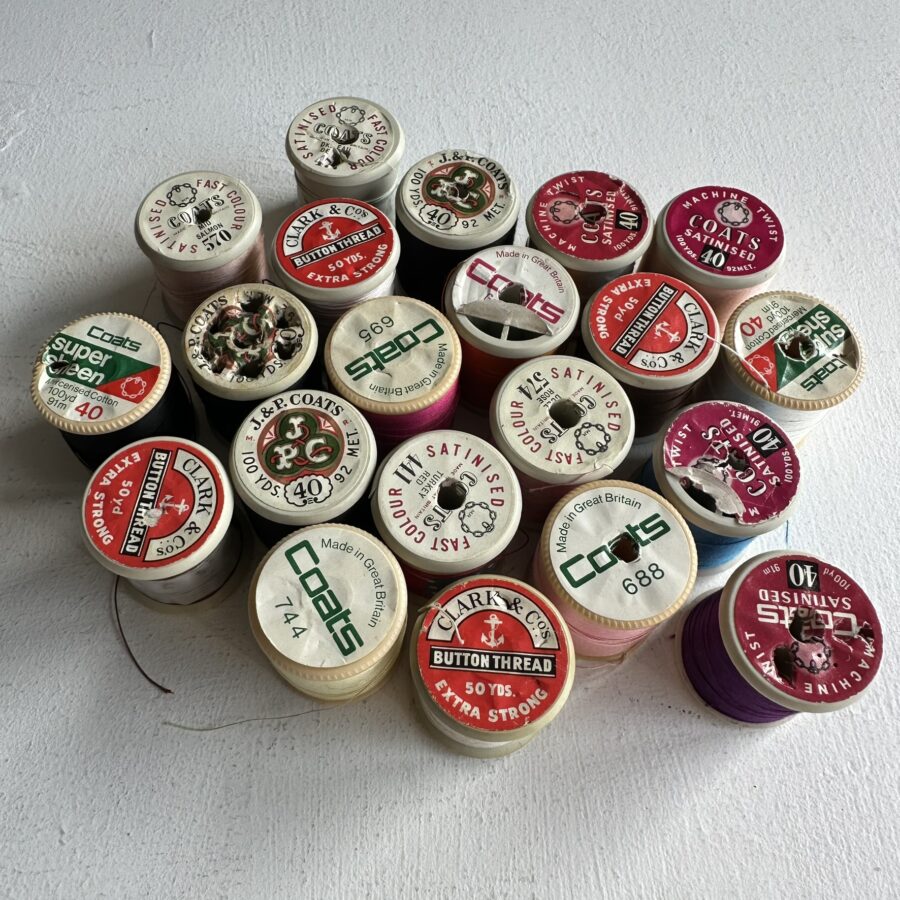 Coats And Anchor Thread Reels - RetroSpectro