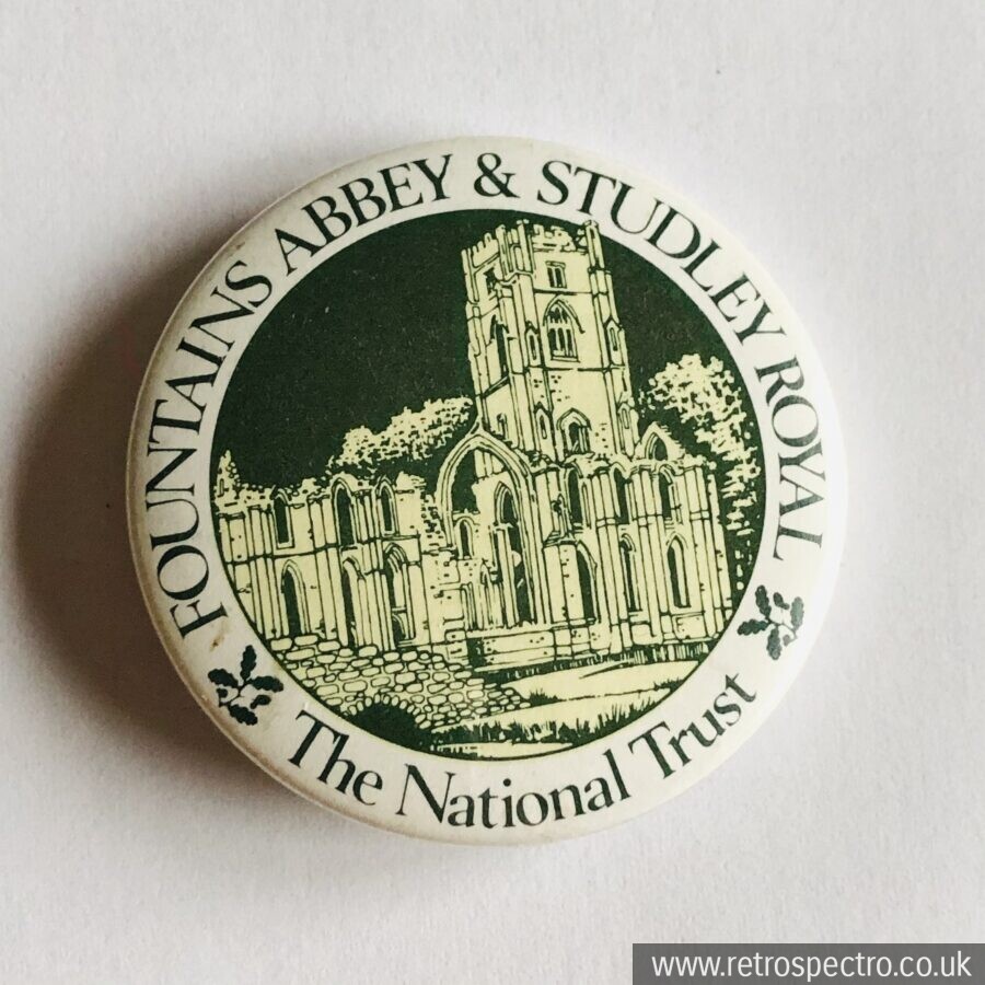 Fountains Abbey & Studley Royal Badge - RetroSpectro