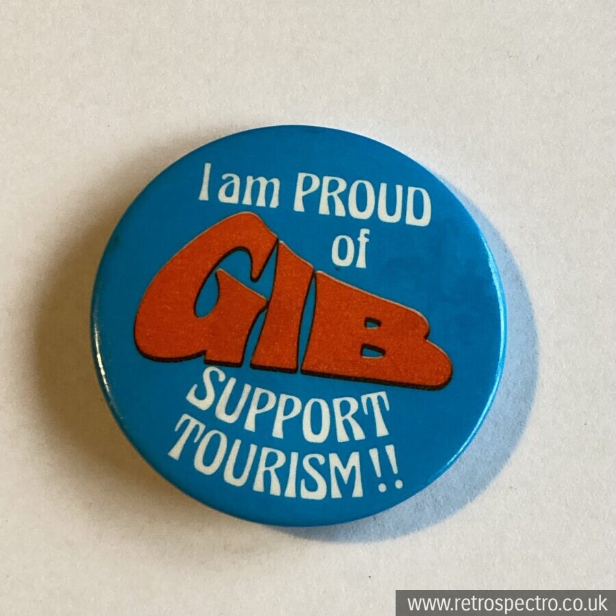 I Am Proud Of GIB Support Tourism!! Badge - RetroSpectro