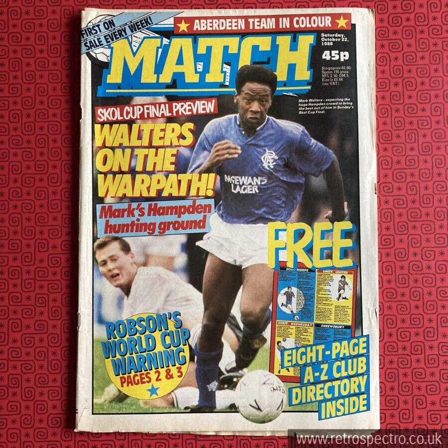 Match Magazine - 22 October 1988 - RetroSpectro