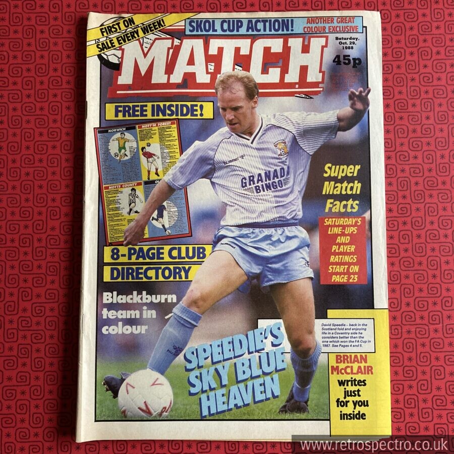 Match Magazine - 29 October 1988 - RetroSpectro