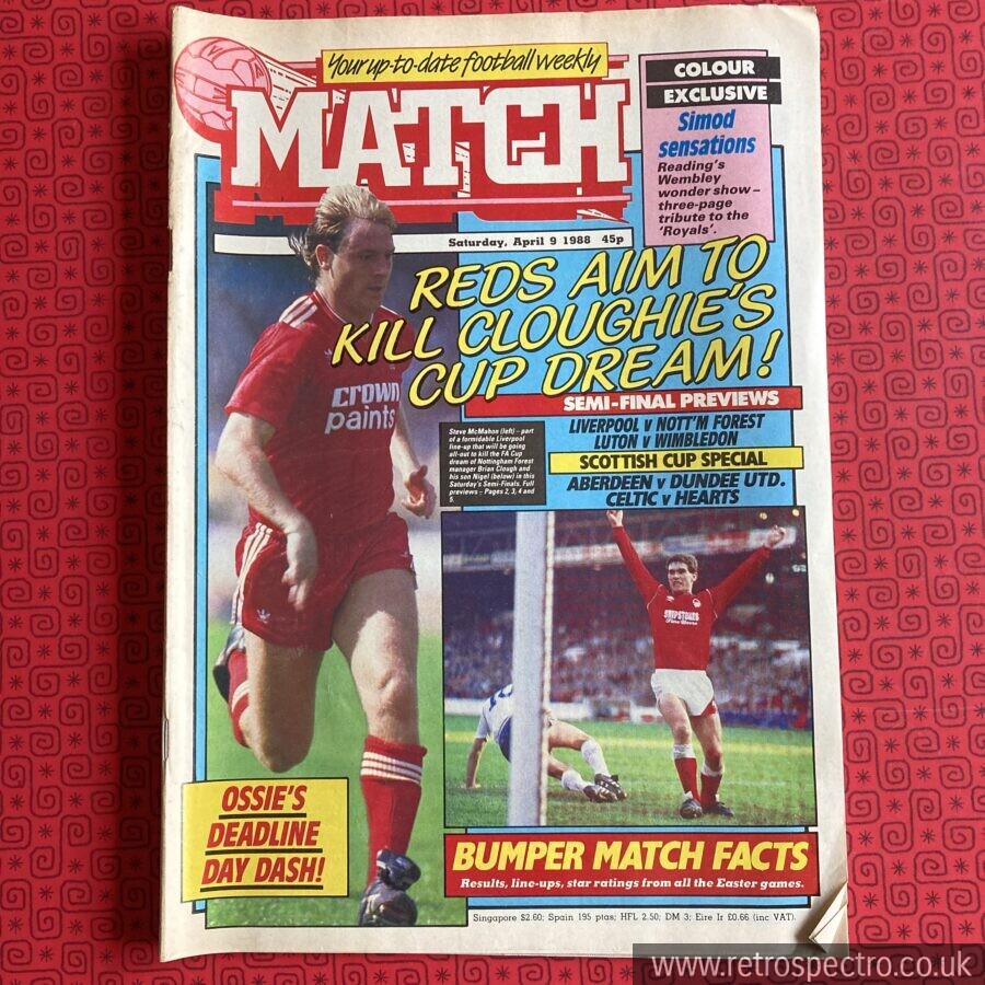 Match Magazine - 9th April 1988 - RetroSpectro