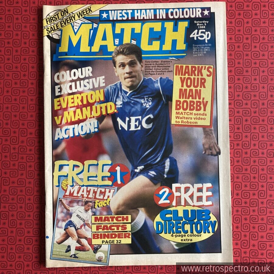 Match Magazine - 5th November 1988 - RetroSpectro