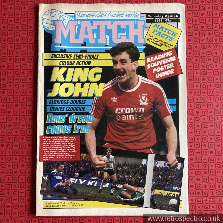 Match Magazine - 16th April 1988 - RetroSpectro