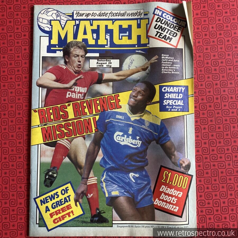 Match Magazine - 20th August 1988 - RetroSpectro