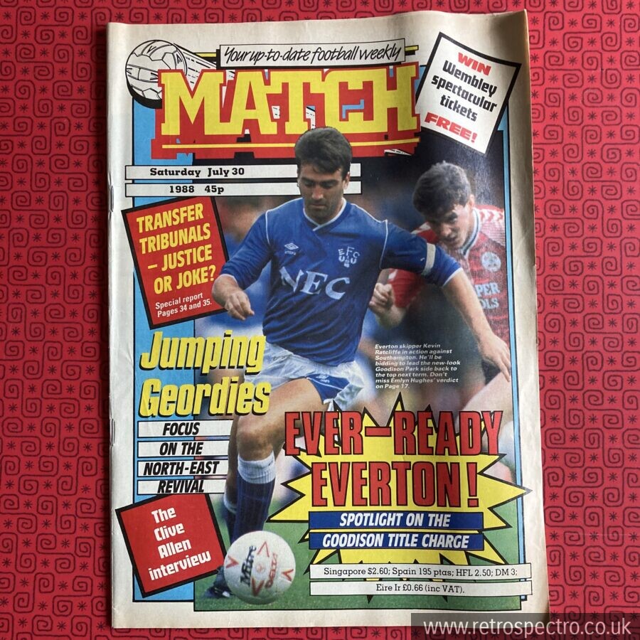 Match Magazine - 30th July 1988 - RetroSpectro
