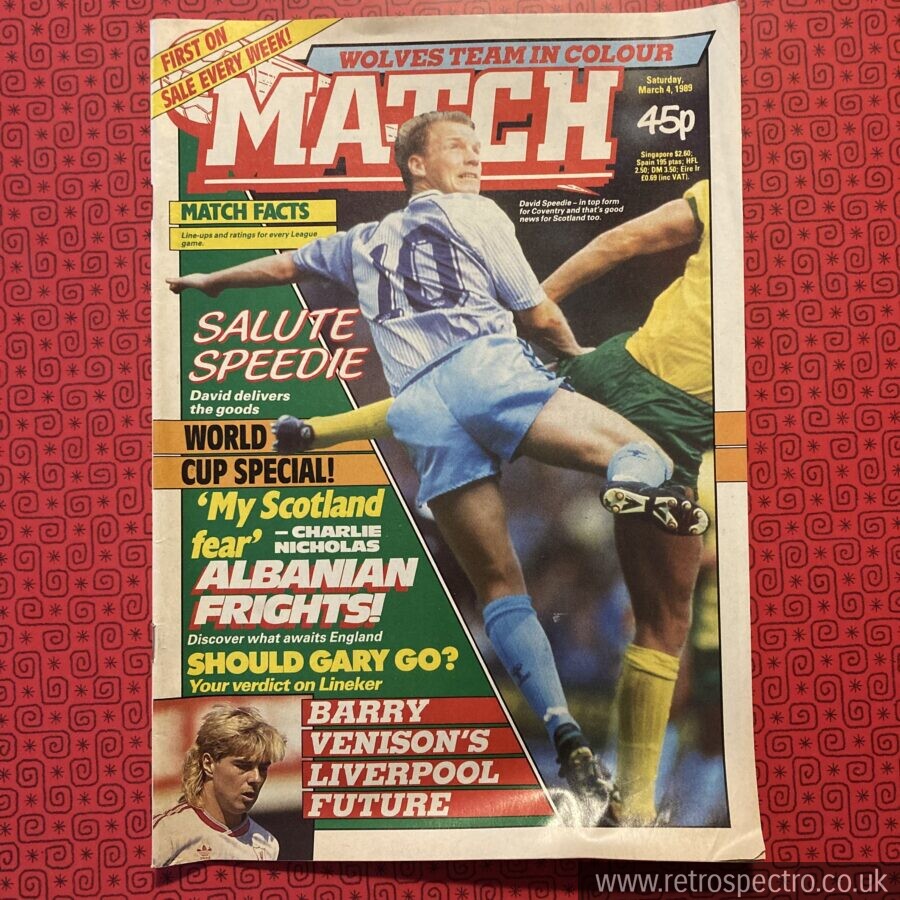Match Magazine - 4 March 1989 - RetroSpectro