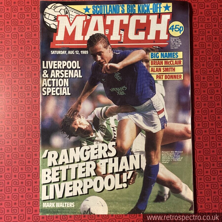 Match Magazine - 12 August 1989 - RetroSpectro