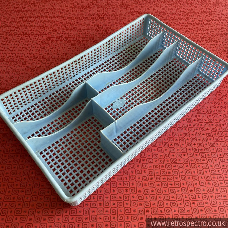 Blue Utensil Tray - RetroSpectro