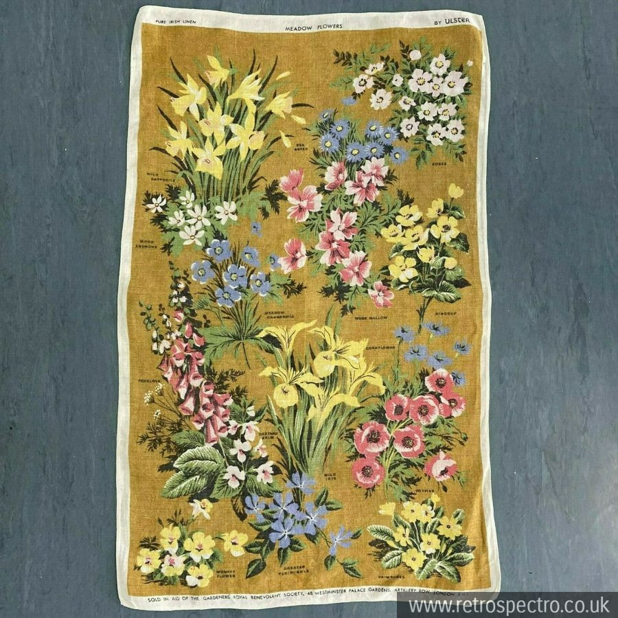 Ulster Linen Tea Towel - RetroSpectro