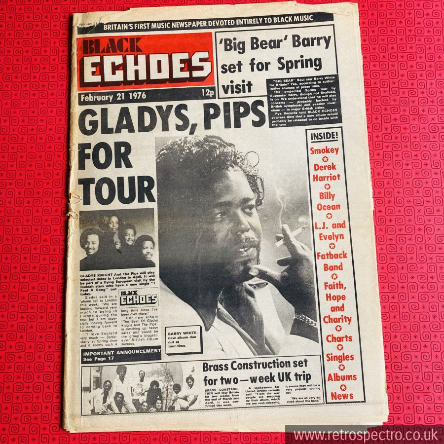 Black Echoes music paper - February 1976 - RetroSpectro