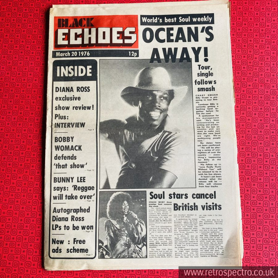 Black Echoes music paper - March 1976 - RetroSpectro