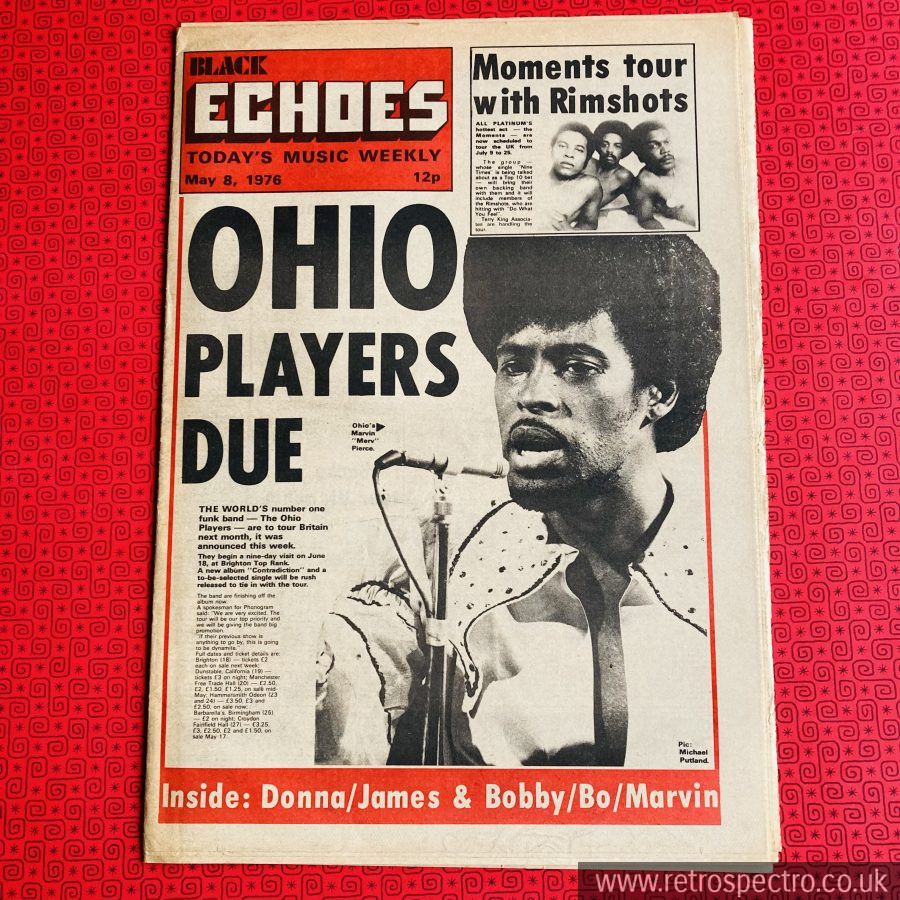 Black Echoes music paper - May 1976 - RetroSpectro