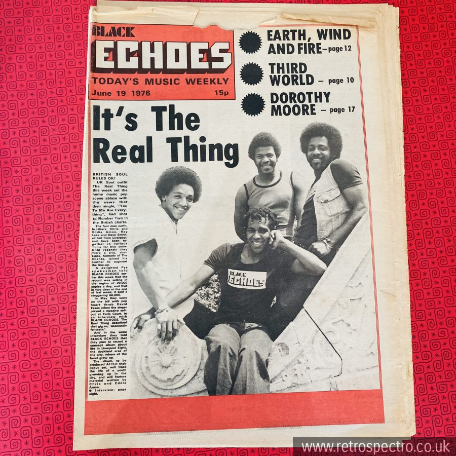 Black Echoes music paper - June 1976 - RetroSpectro