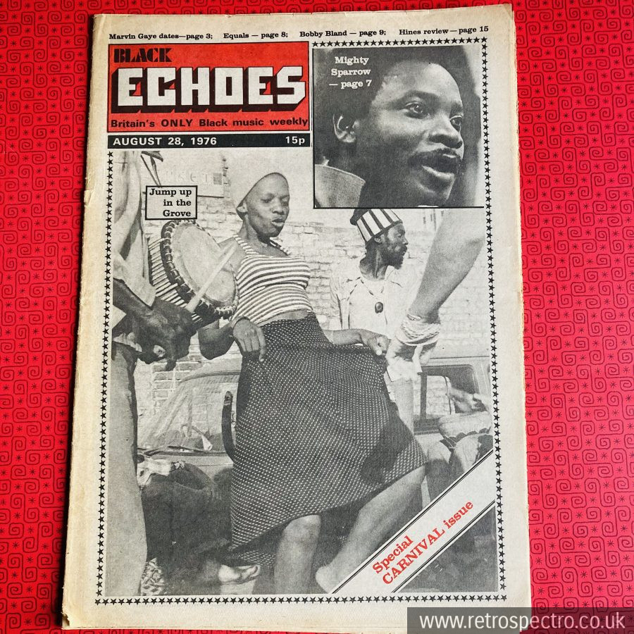 Black Echoes music paper - August 1976 - RetroSpectro