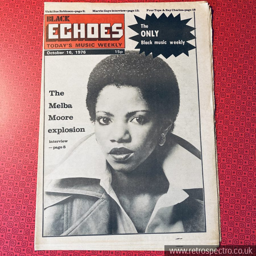 Black Echoes music paper - October 1976 - RetroSpectro