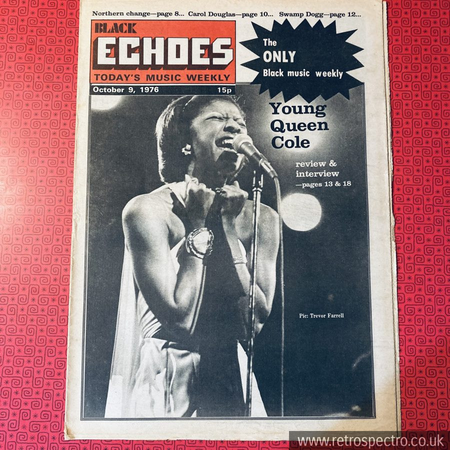 Black Echoes music paper - October 1976 - RetroSpectro