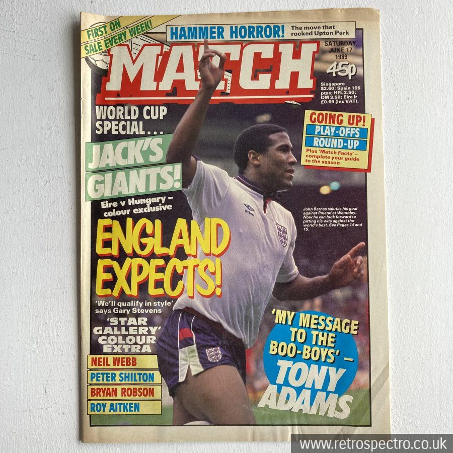 Match Magazine - 17th June 1989 - RetroSpectro