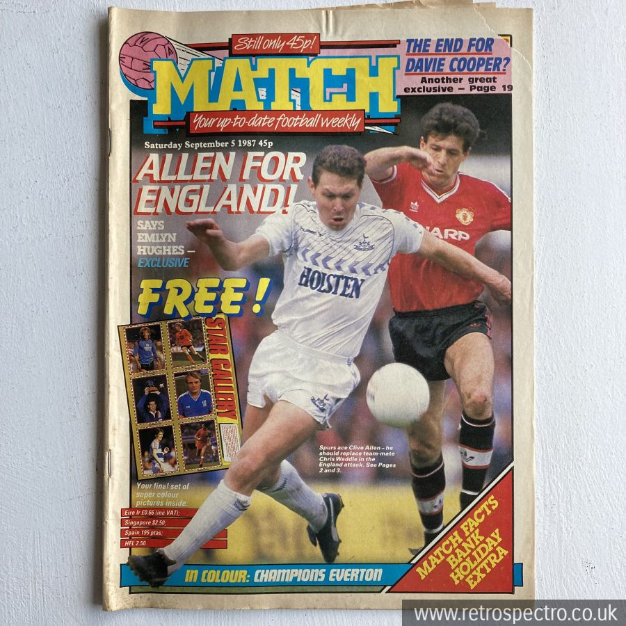 Match Magazine - 5th September 1987 - RetroSpectro