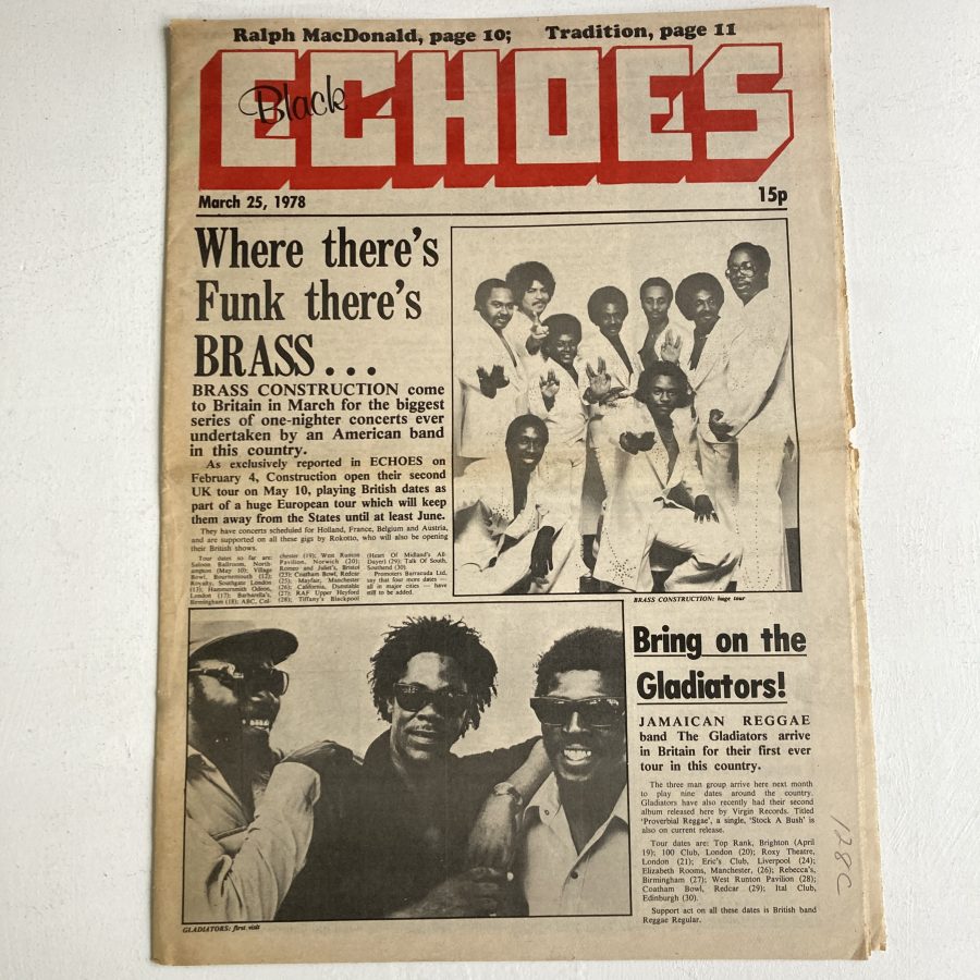 Black Echoes music paper - March 1978 - RetroSpectro