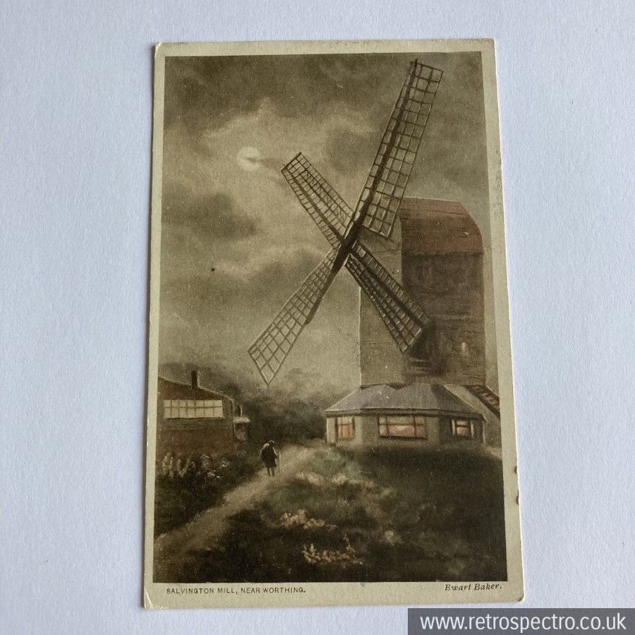 Postcard - Salvington Windmill, Near Worthing - RetroSpectro
