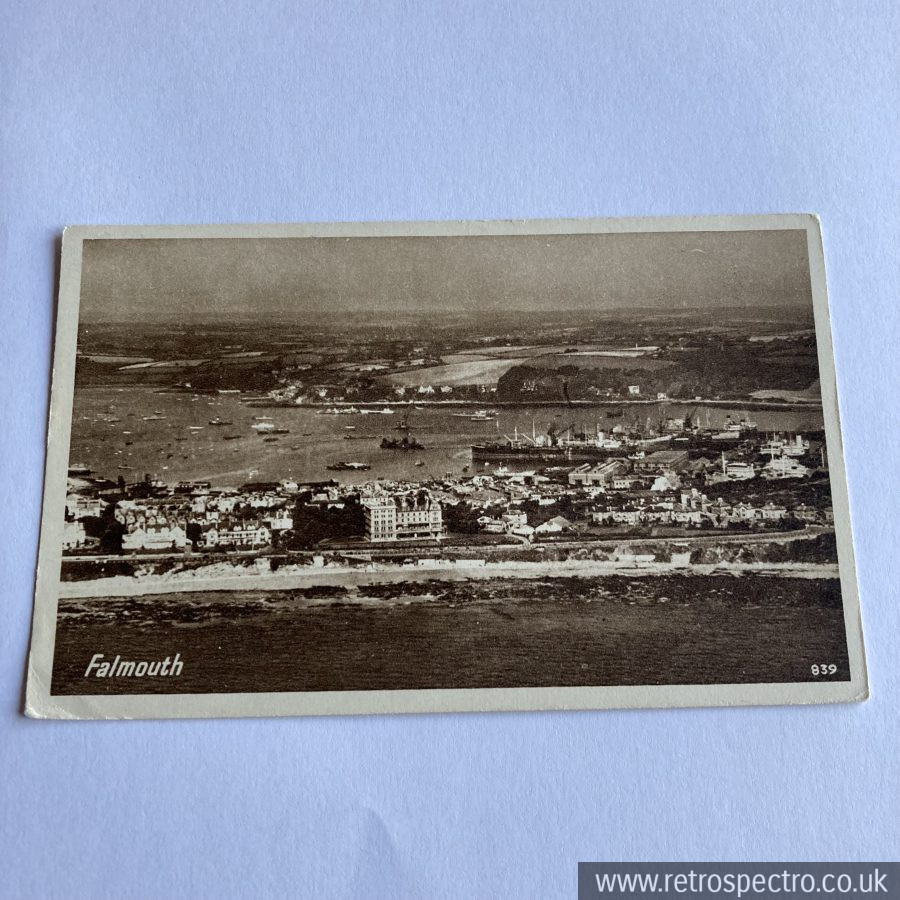Postcard - Falmouth, Cornwall - RetroSpectro