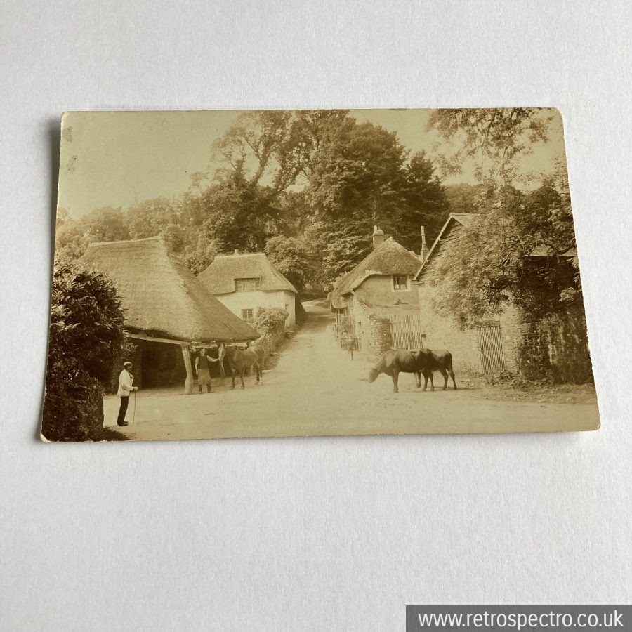 Postcard - Village Scene - RetroSpectro