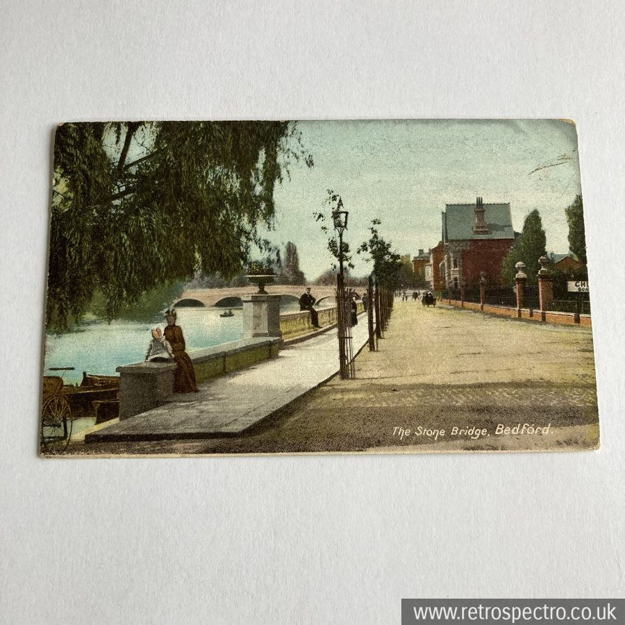 Postcard - The Stone Bridge, Bedford - RetroSpectro