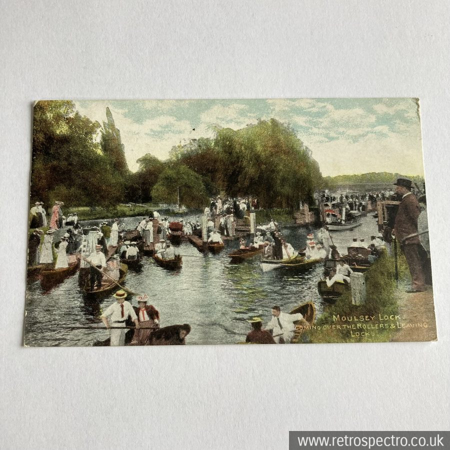 Postcard - Moulsey Lock - RetroSpectro