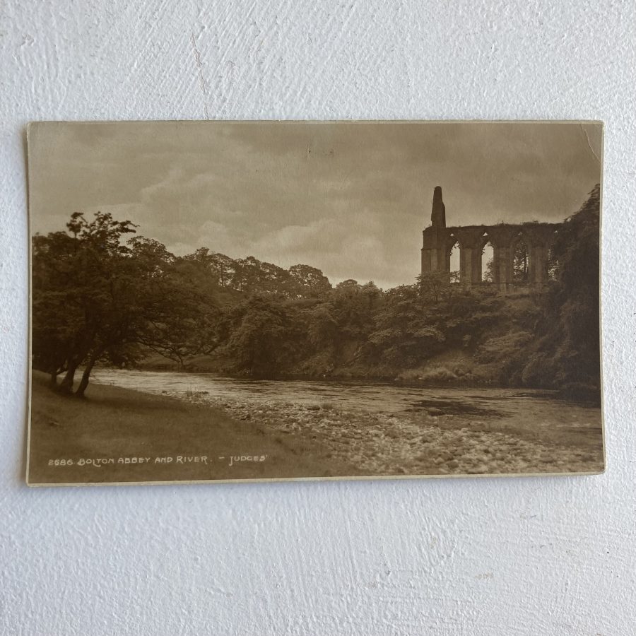 Postcard - Bolton Abbey And River - RetroSpectro