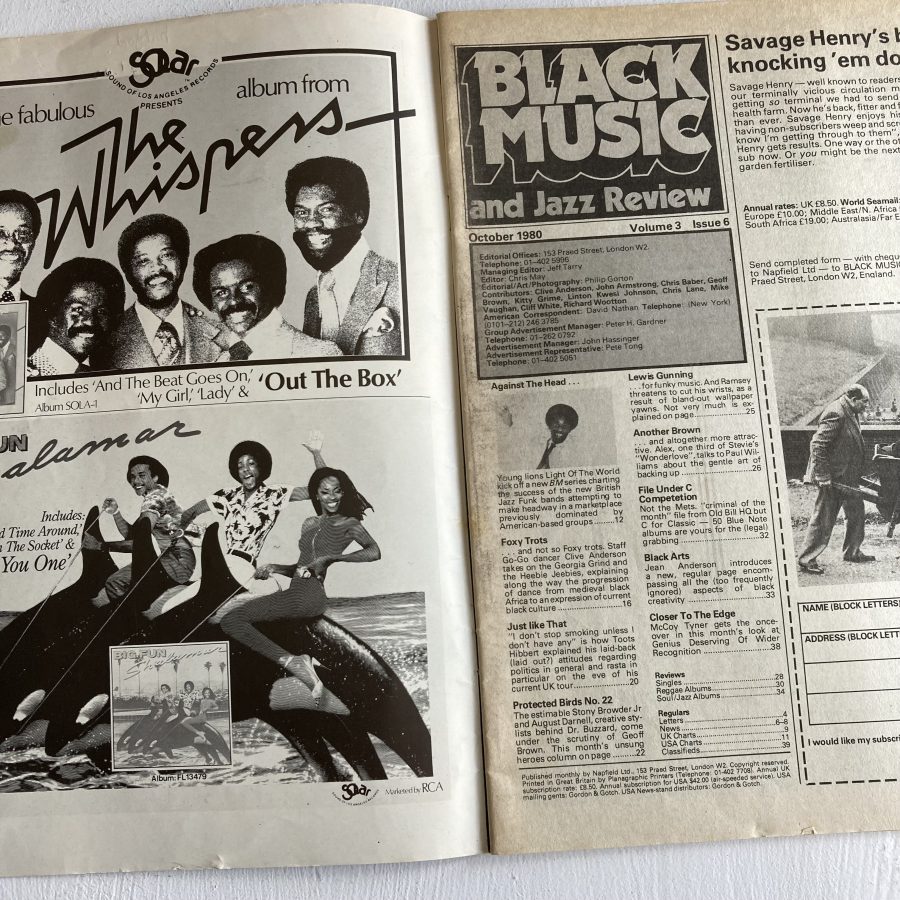 Black Music Magazine October 1980 - RetroSpectro