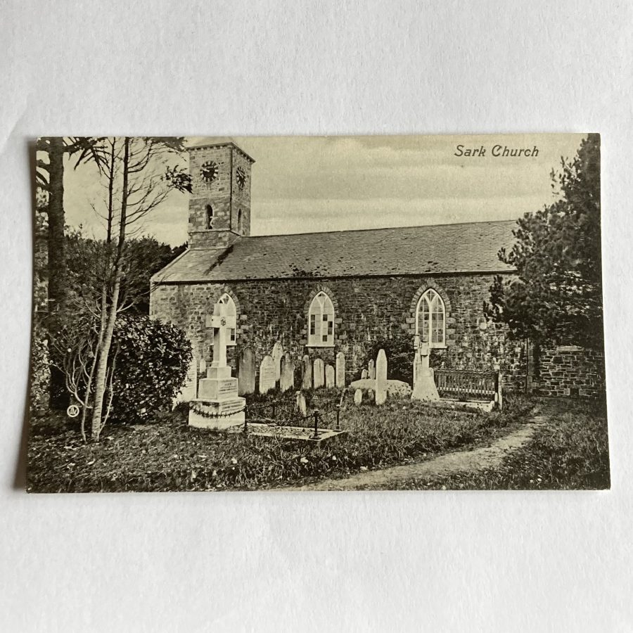 Postcard - Sark Church, Channel Islands - RetroSpectro