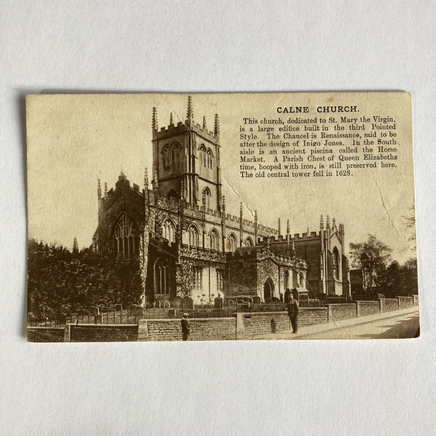 Postcard - Calne Church - RetroSpectro