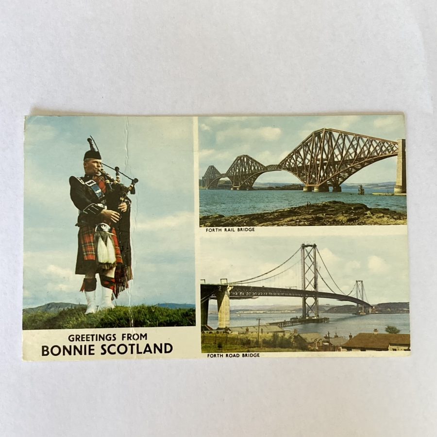 Postcard - Greetings From Bonnie Scotland - RetroSpectro