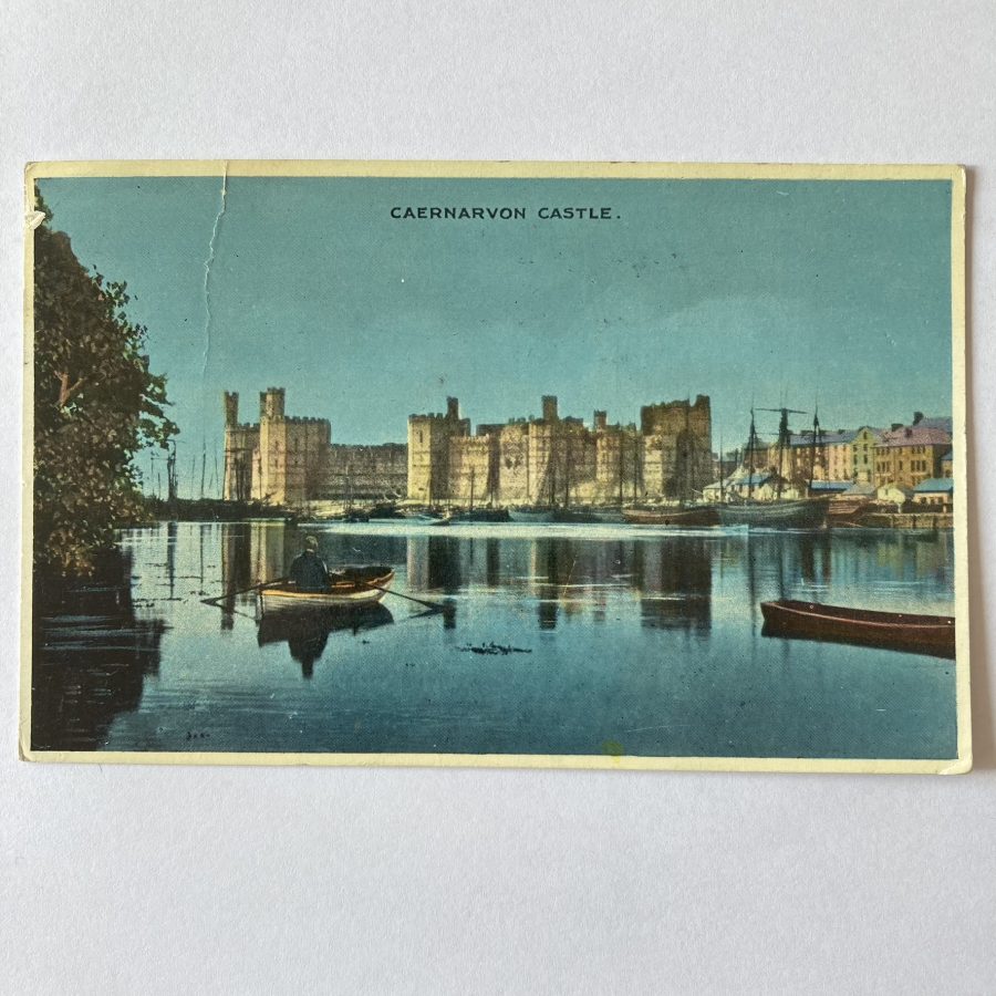 Postcard - Caernarvon Castle, Wales - RetroSpectro