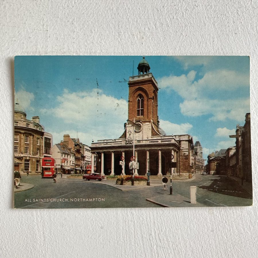 Postcard - All Saints Church, Northampton - RetroSpectro
