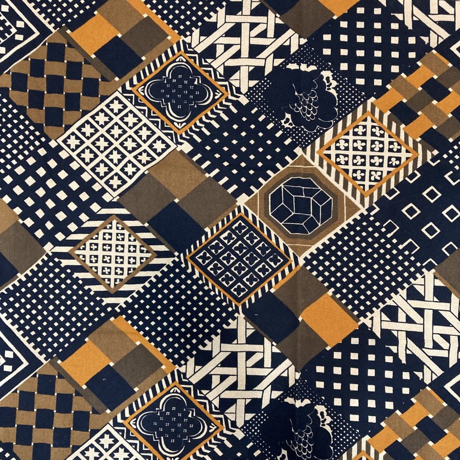 Geometric Pattern Fabric - RetroSpectro