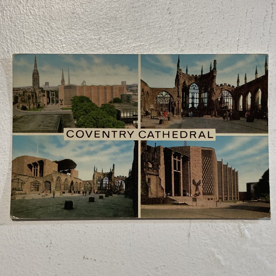 Postcard - Coventry Cathedral Multiview - RetroSpectro