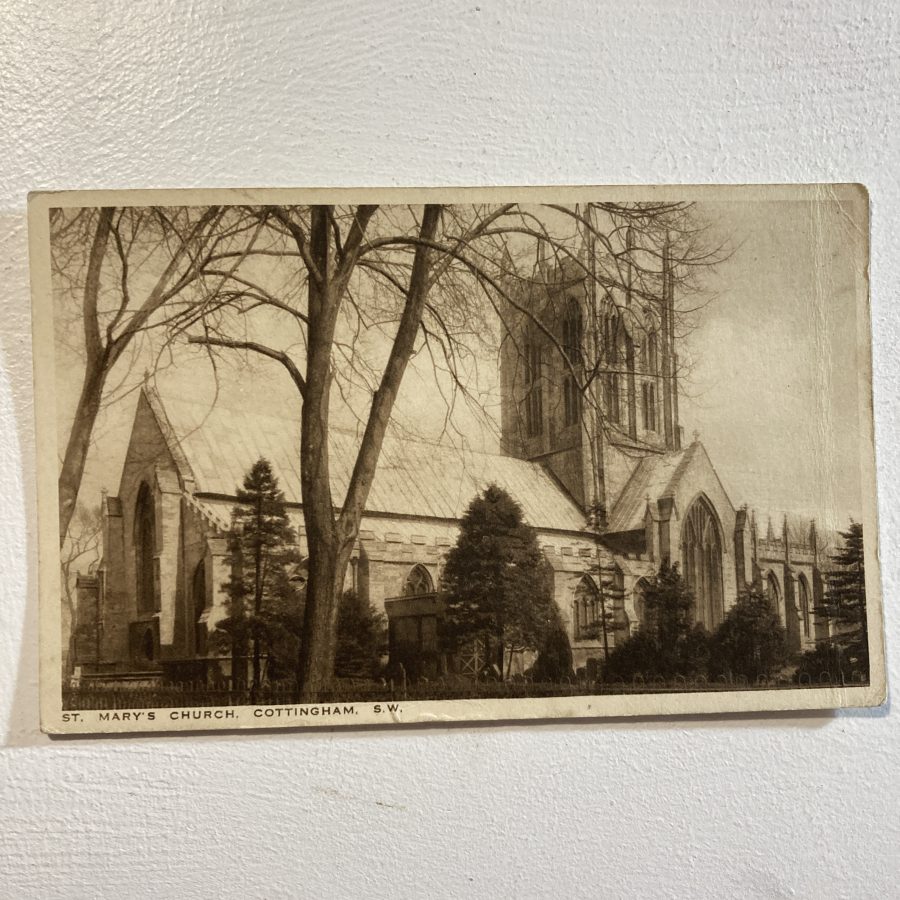 Postcard - St Mary's Church, Cottingham - RetroSpectro
