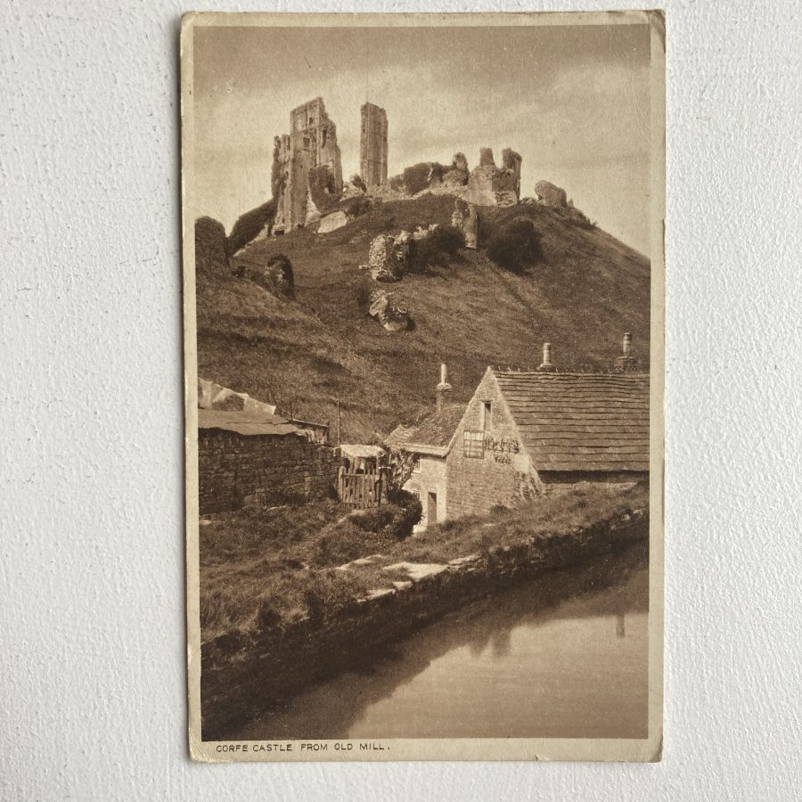 Postcard - Corfe Castle, Dorset - RetroSpectro